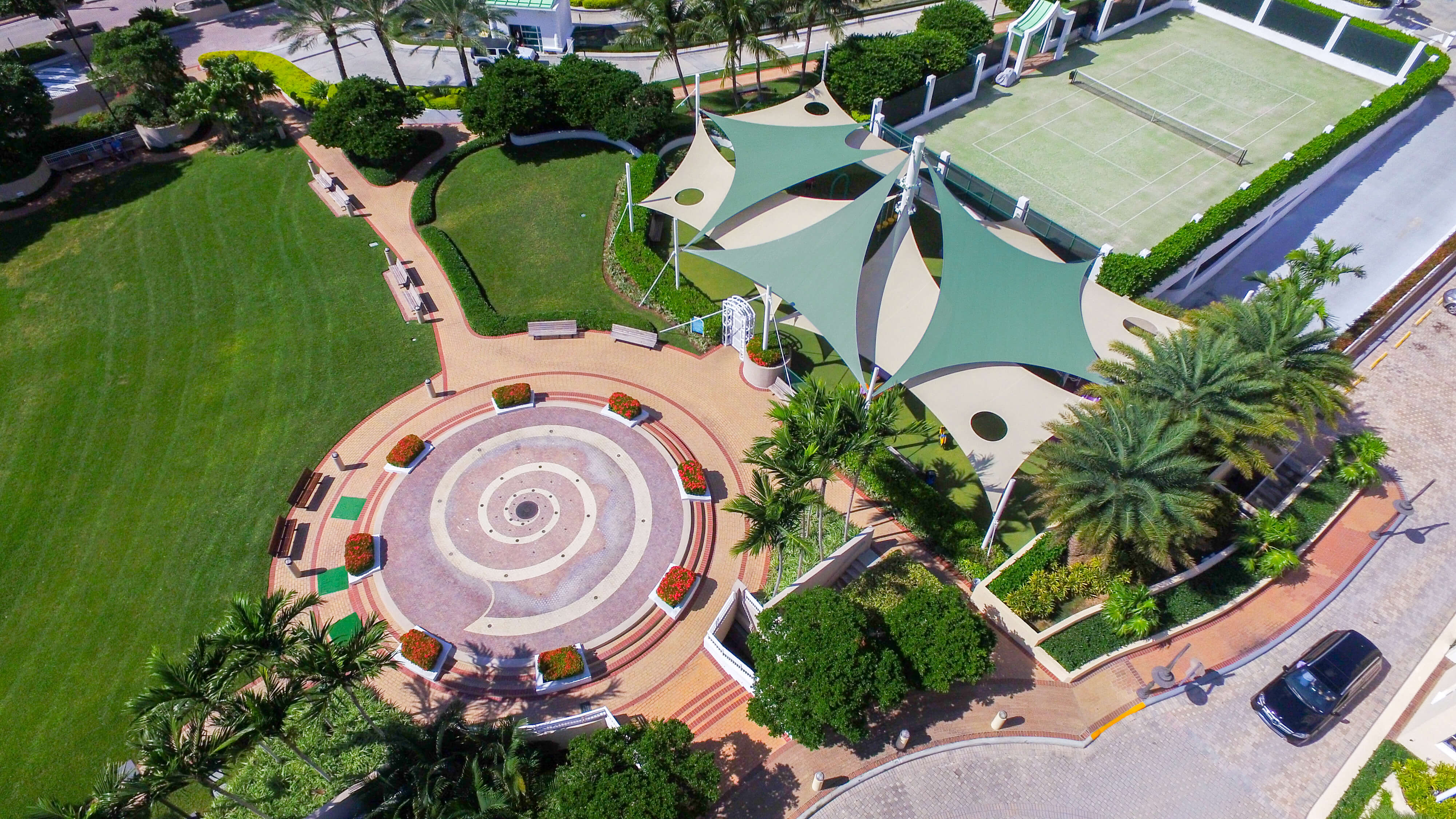 Brickell Key aerial | Shade FLA