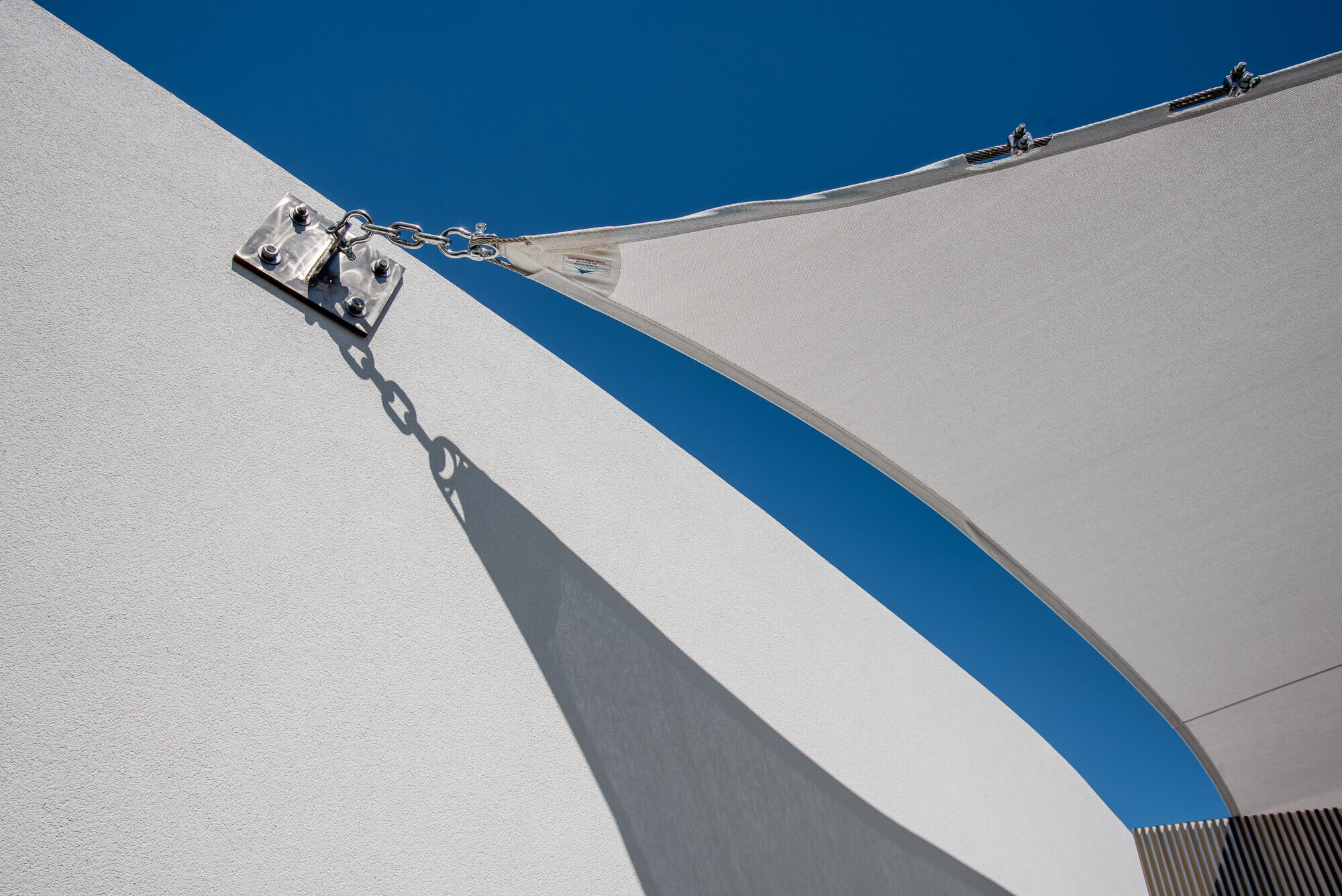 Tension Sails - attachment detail | Shade FLA